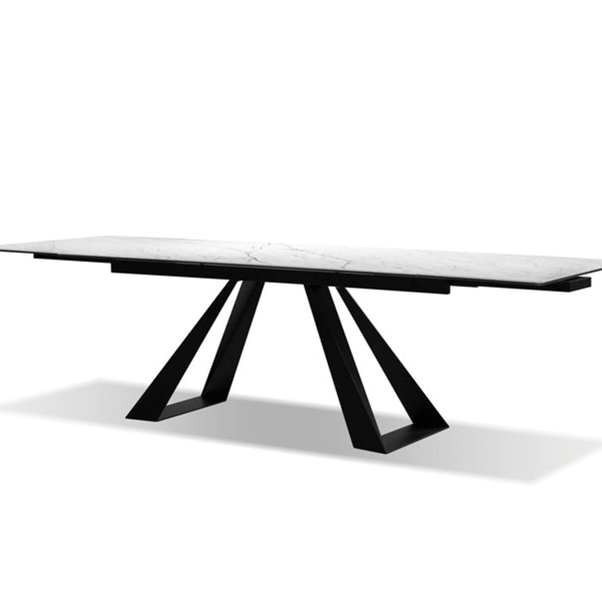London Dining Table 110in – Euro Living Furniture