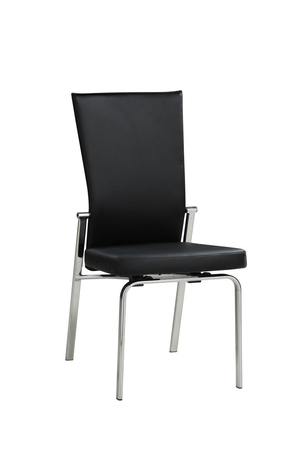 Molli Motion Dining Chair - Chrome - Euro Living Furniture